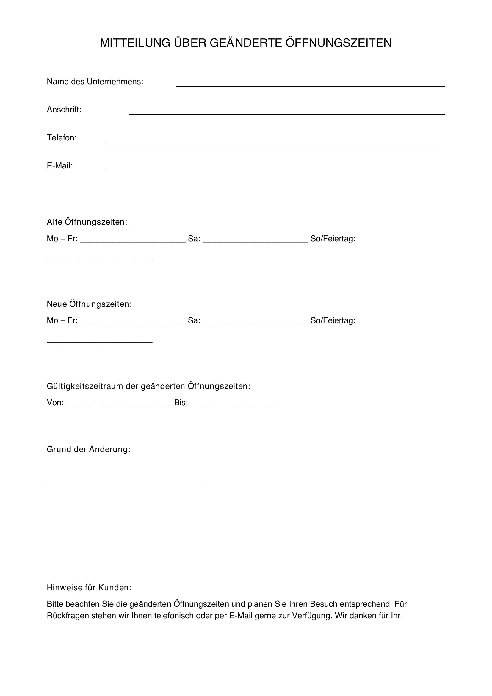 Retoure Schreiben Vorlage